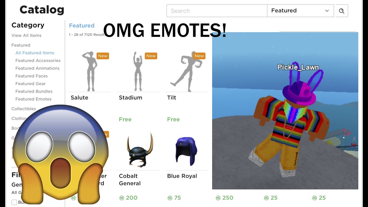 ROBLOX ADDED EMOTES *OMG* (GOOD OR BAD??) - YouTube