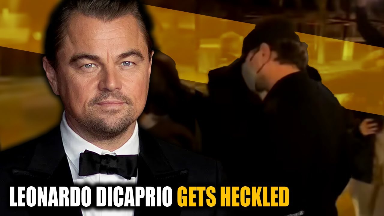 Leonardo DiCaprio Gets Heckled in Paris - YouTube