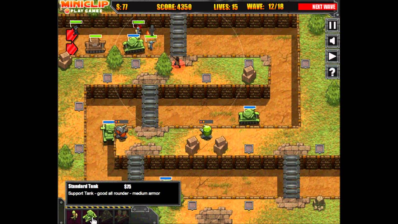 Commando Defense - top cap guide (Miniclip) - YouTube