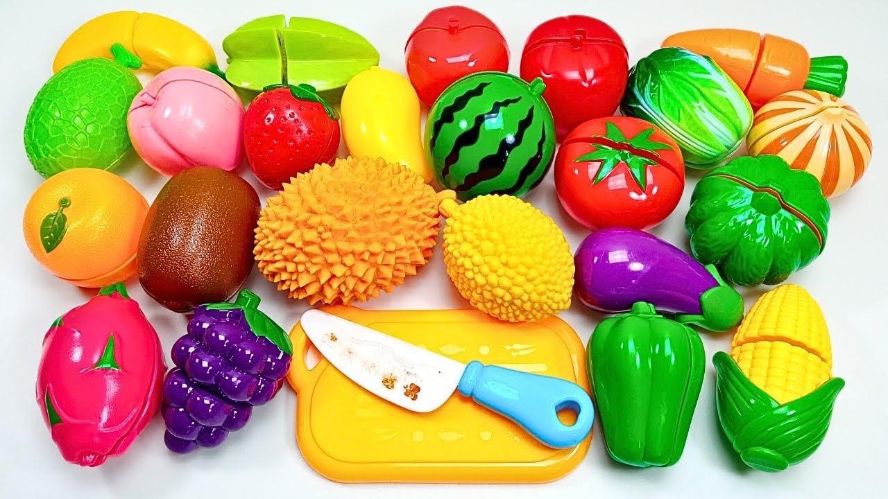 How to Cutting Fruits and Vegetables Colorful | Grapes, Tomato ...