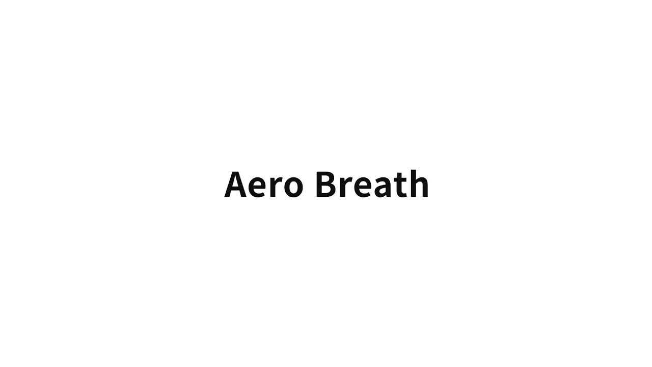 업그레이드된 웨어러블 공기청정기 'Aero Breath' - YouTube
