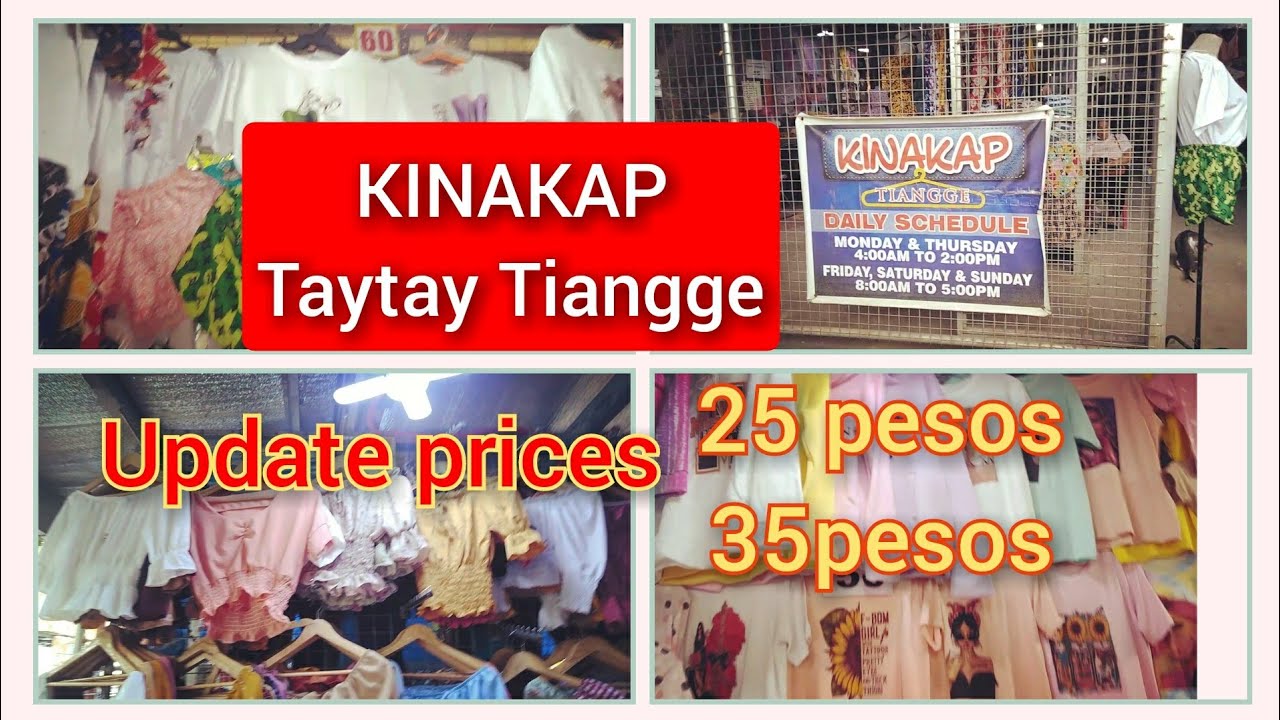 Taytay tiangge (KINAKAP tiangge ,update prices) - YouTube