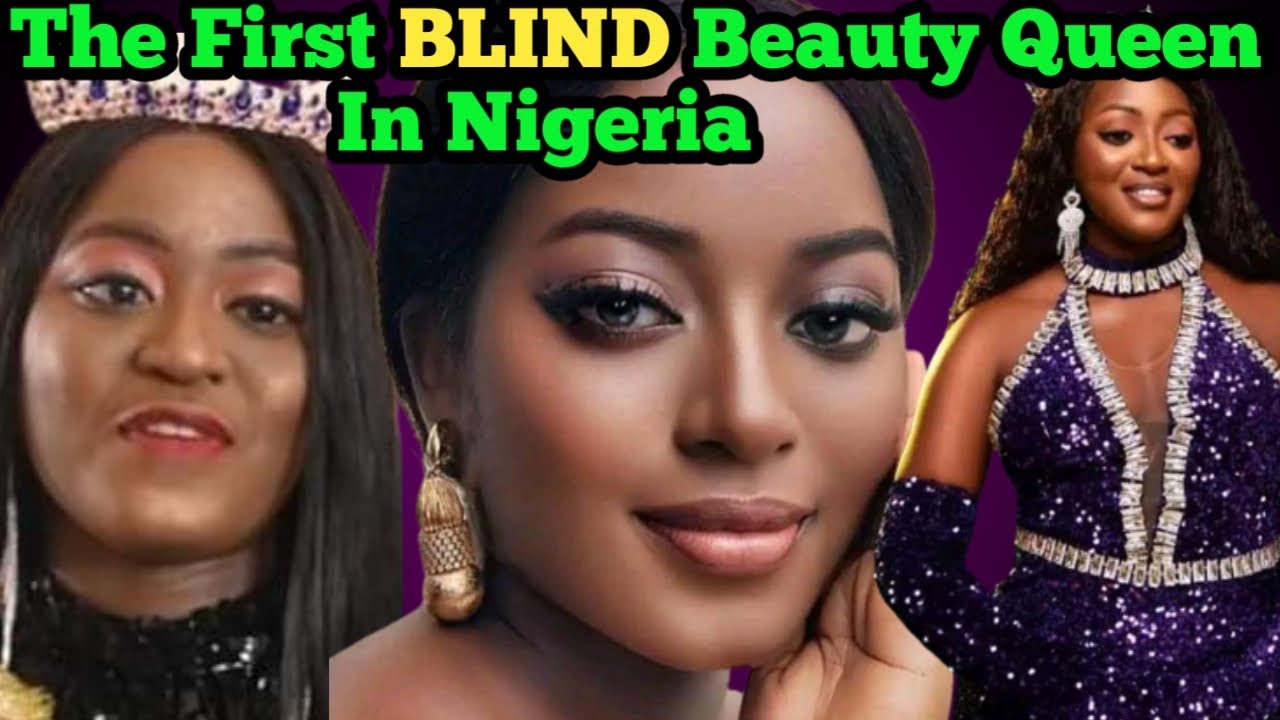 Favour Rufus, The First Blind Beauty Queen In Nigeria Miss Port ...