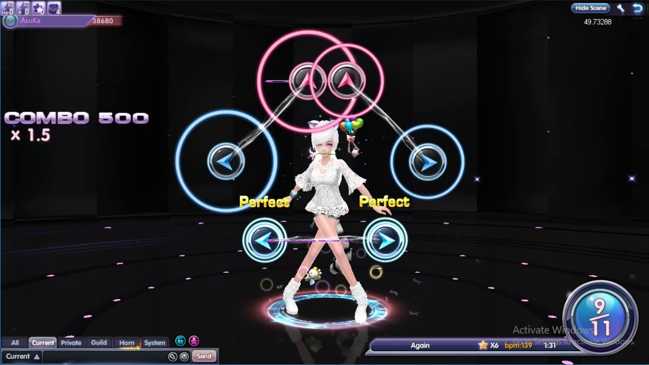 [Touch] Again - YUI (x6) FULL COMBO!!! - YouTube