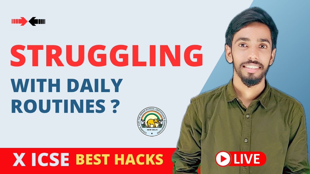How to plan your daily routine ? Class 10 ICSE - YouTube