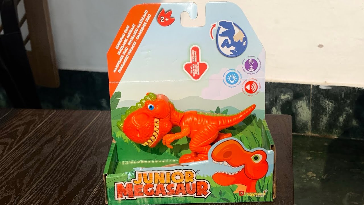 Junior Megasaur :: T-REX Dinosaur :: TOY UNBOXING - YouTube