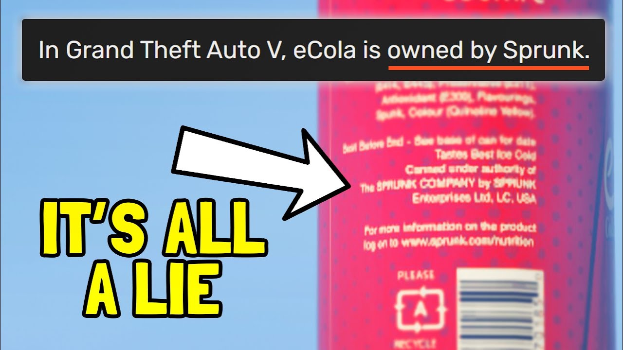 Wait, the Entire Sprunk vs Ecola War is a Lie | GTA Online - YouTube