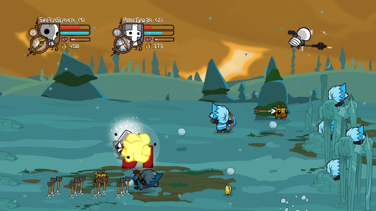 Peaslayer Plays: Castle Crashers (Skeleton) Part 2 - YouTube