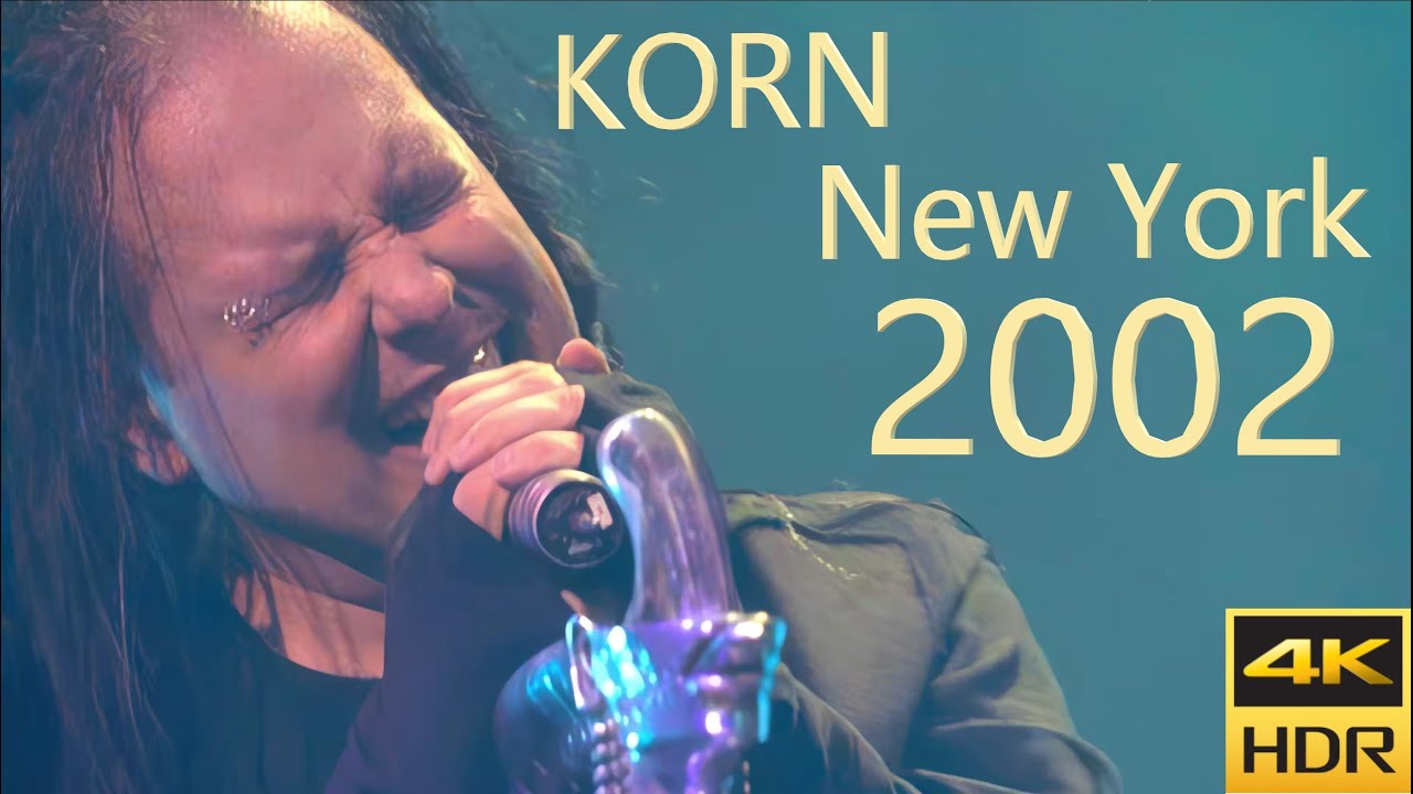 Korn - Live At The Hammerstein (New York 2002) 4K HDR10 60fps - YouTube