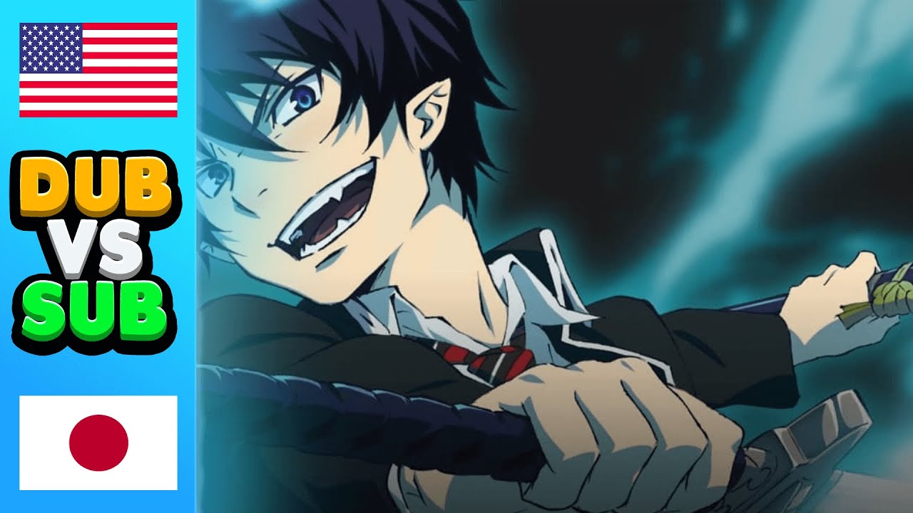 Anime Blue Exorcist (Anime DUB vs SUB Comparison) - YouTube