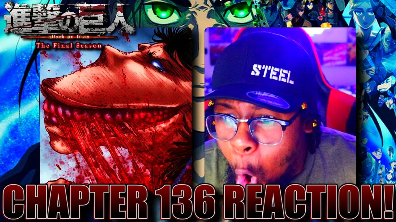 ANIME ONLY READS AOT MANGA AND CHAPTER 136 UNLEASHES THE CART TITAN ...
