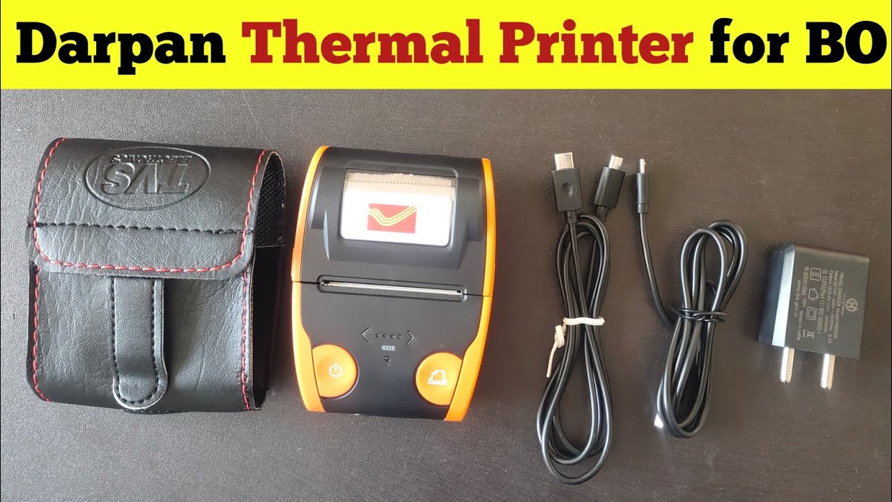 Darpan Thermal Printer Unboxing | New Printer for Branch post office ...