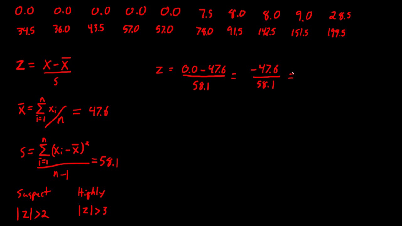 Finding Outliers Z Score YouTube finding-outliers-z-score-youtube
