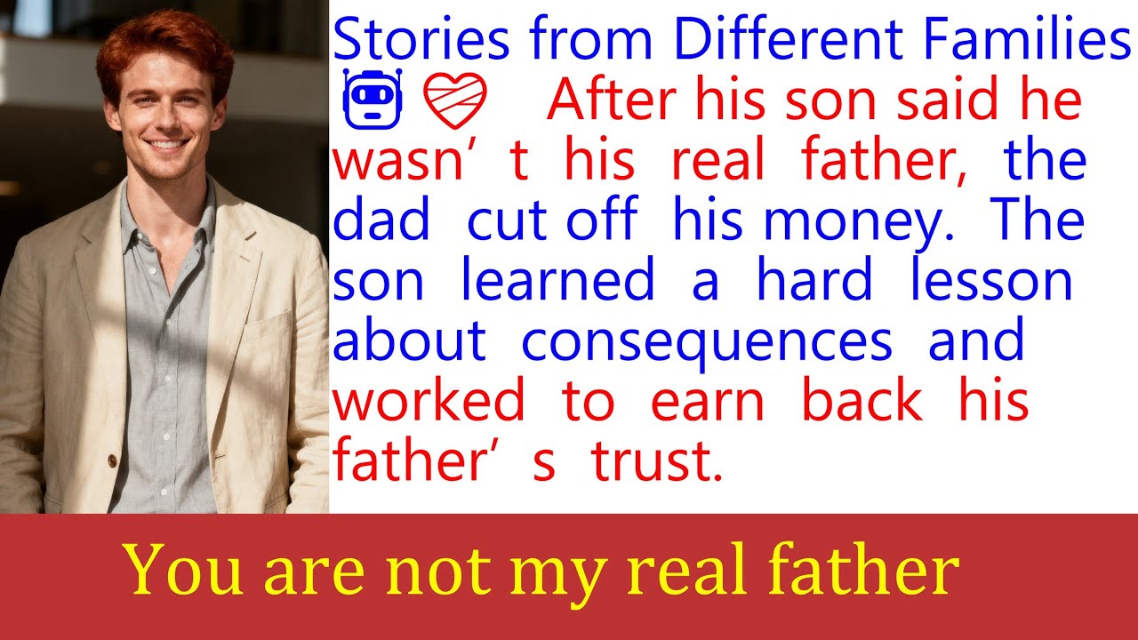 You are not my real father - YouTube