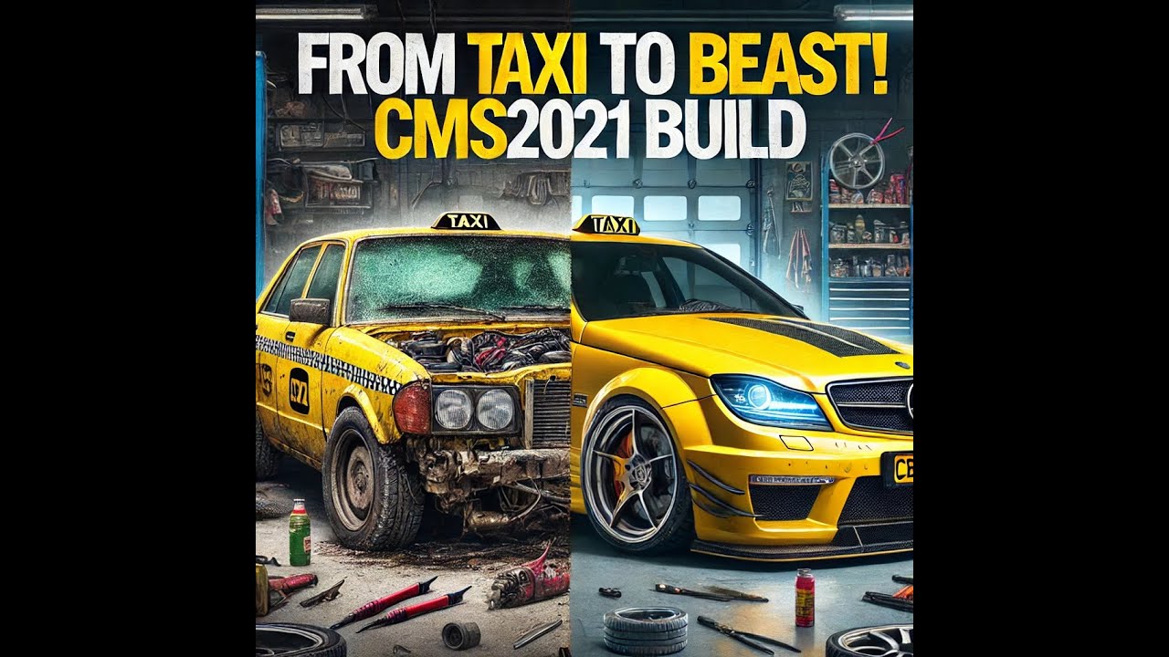 From Taxi to Beast: Rebuilding a 2002 Mercedes C63 in CMS2021! - YouTube
