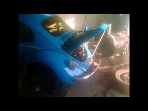 VW bug dyno 186hp - YouTube