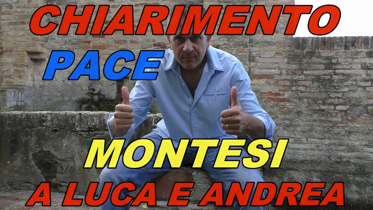 CHIARIMENTI E SCUSE MONTESI A LUCA MEK E ANDREA G. 6 SET 2023 - YouTube