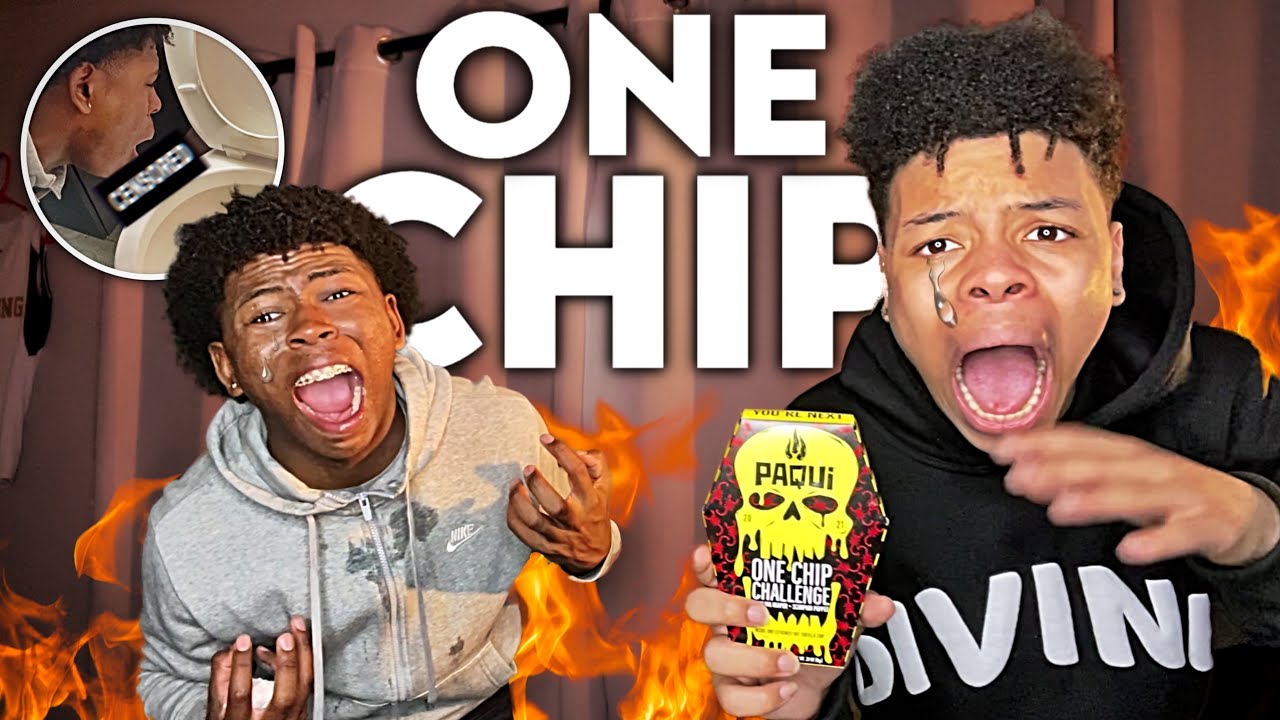 Eating The Worlds SPICIEST Chip!! - One Chip Challenge 😳 - YouTube