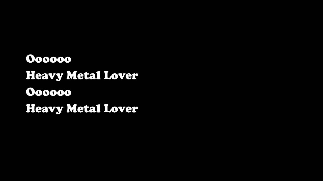 Lady GaGa - Heavy Metal Lover Lyrics - YouTube