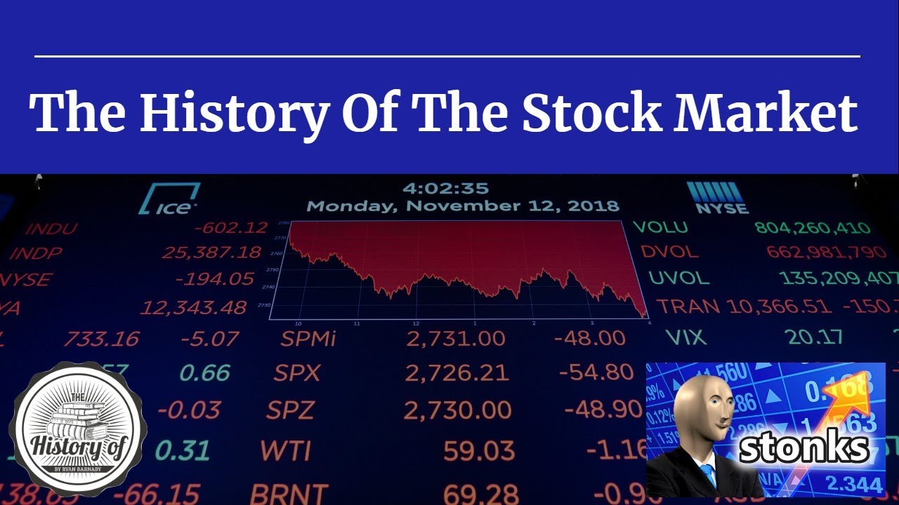 The History Of The Stock Market - YouTube