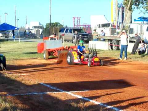 Twin Engine Quarter Scale pulling Tractor with 2 600cc Motorcycle ...