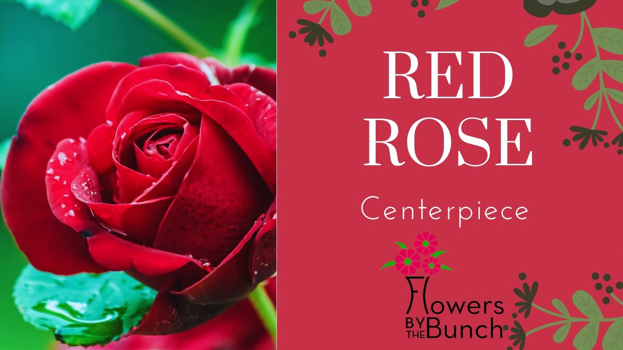 Red Rose Chapel Centerpiece! - YouTube