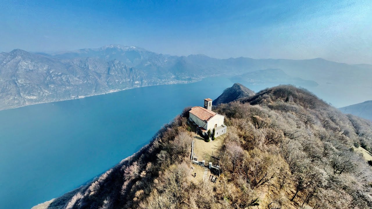 Santuario Santissima Trinità di Parzanica - Lago d’Iseo BG - DJI mini2 ...