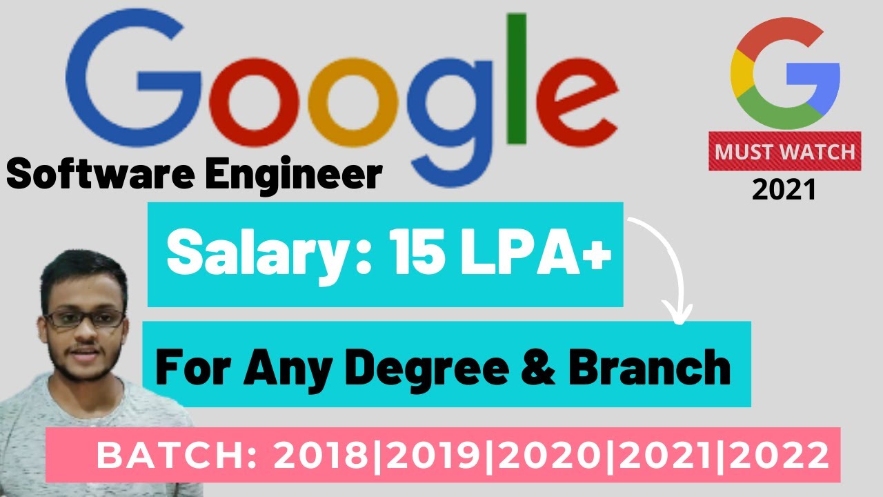 Great Opportunity !! Google Latest Recruitment 2021||Software Engineer ...
