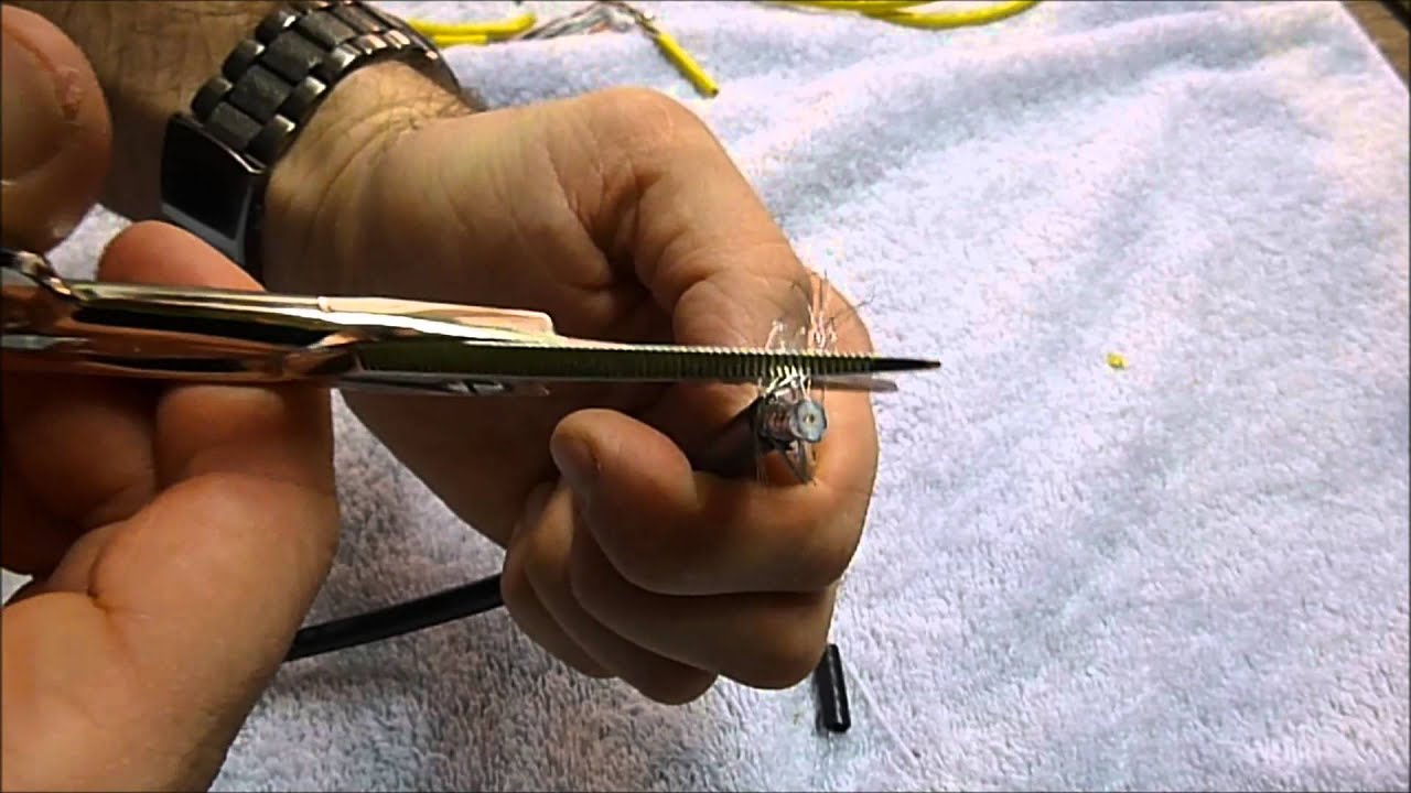 How to Strip: CAT-5 & COAXIAL CABLE - Klein Electrician Scissors - YouTube