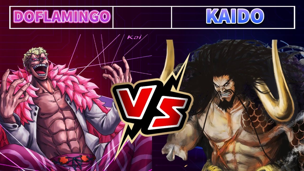 DONQUIXOTE DOFLAMINGO (BLUE) VS KAIDO (BLUE/PURPLE) A Quick But Fun ...