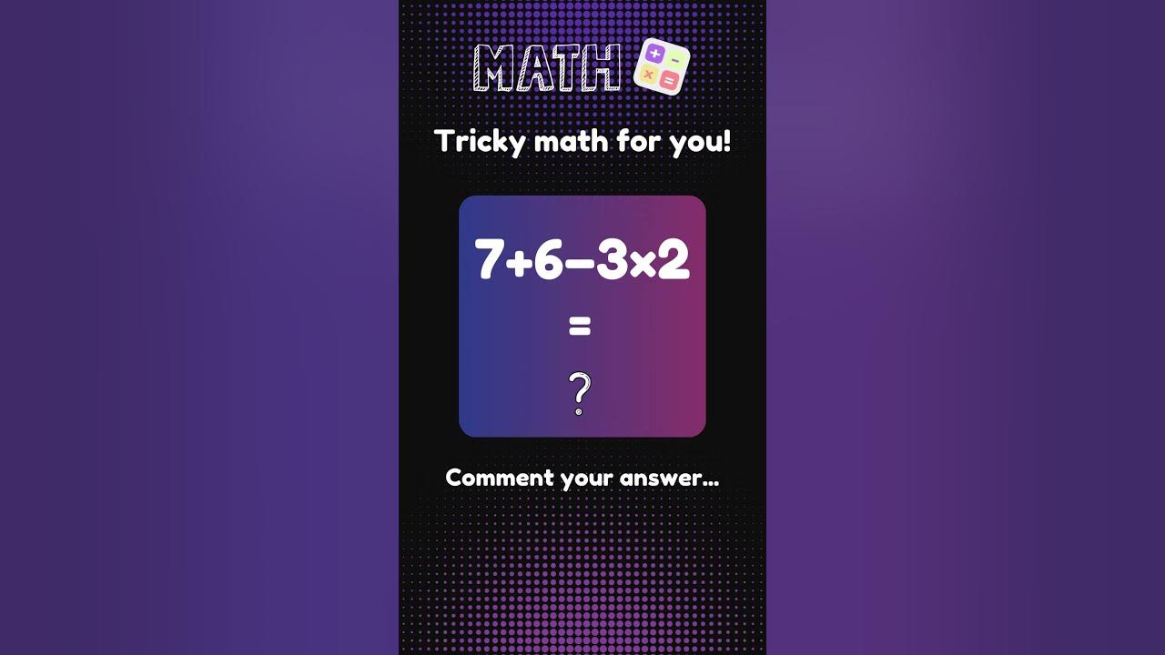 Test your math skills! #puzzle #maths - YouTube