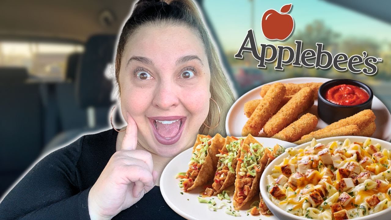 Trying Applebee's TOP 3 MOST POPULAR Meals! [Food Review] - YouTube