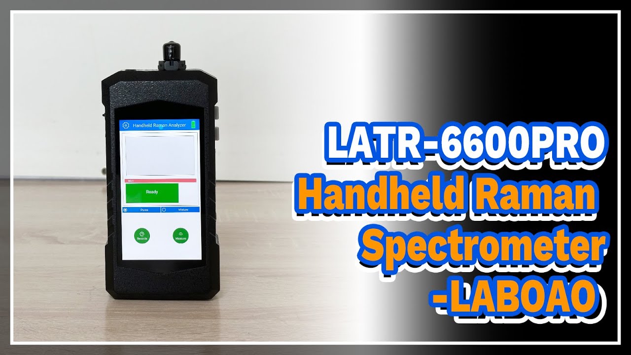 LATR-6600PRO Handheld Raman Spectrometer - LABOAO - YouTube