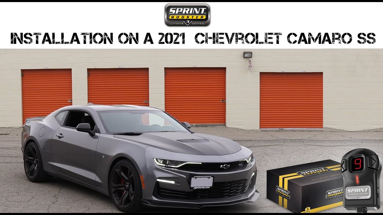 Sprint Booster installation on a 2021 Chevrolet Camaro SS - YouTube