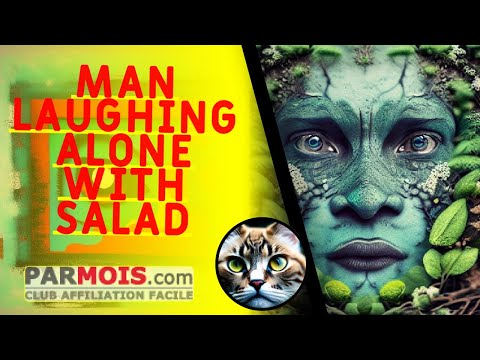 Man Laughing Alone With Salad - YouTube