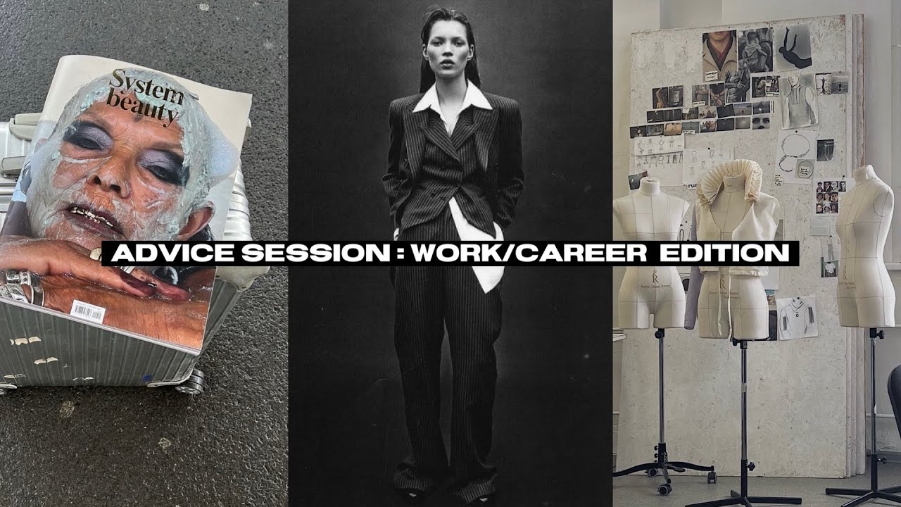 ADVICE SESSION : WORK/CAREER EDITION - YouTube