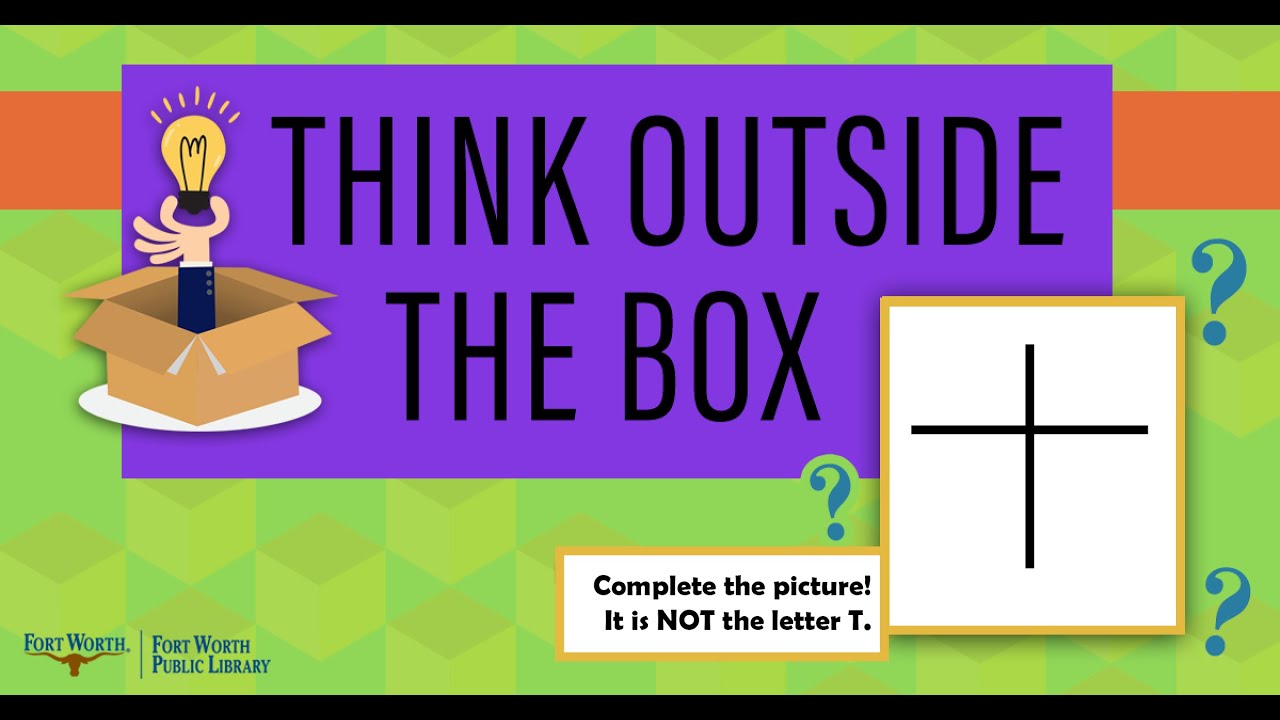Think Outside the Box Challenge #30 | Fort Worth Public Library - YouTube