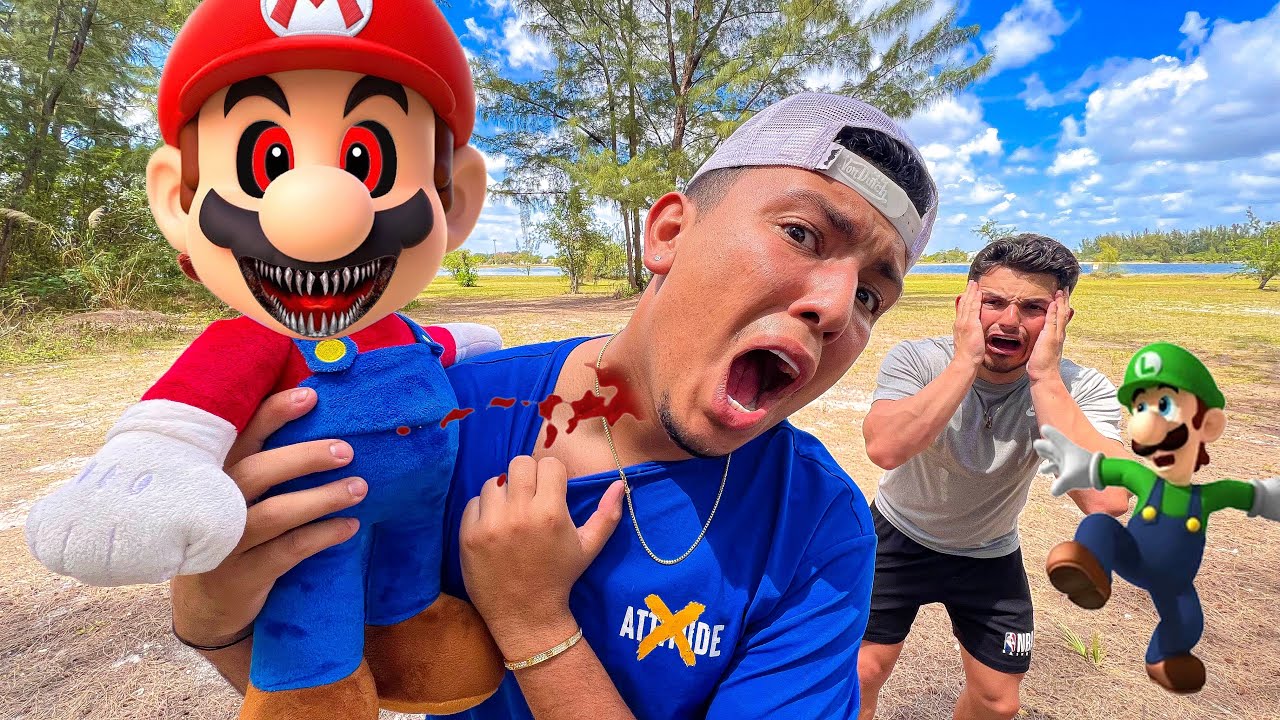 EVIL MARIO BROS ATTACKED ME!! - YouTube