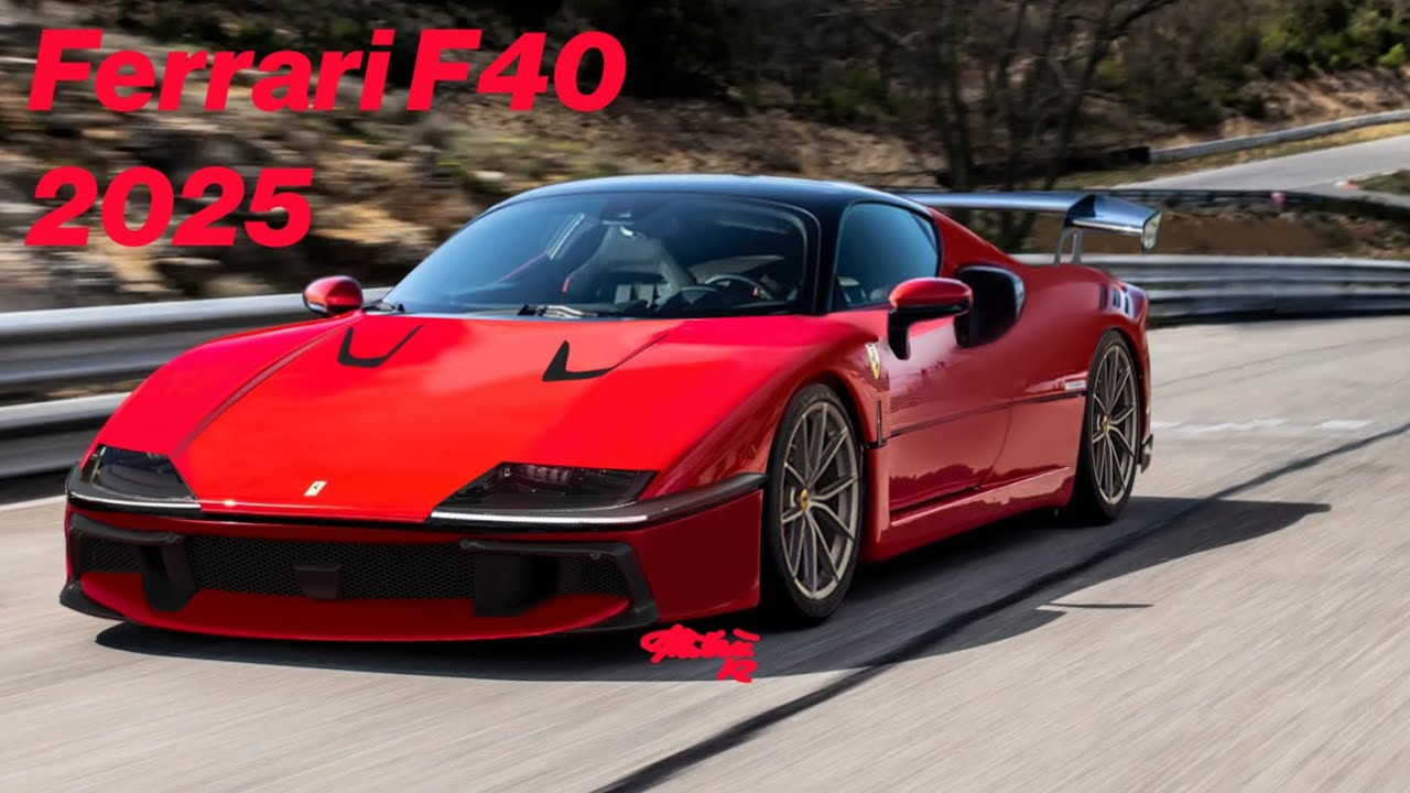 Ferrari F40 2025 - A Tribute to the Past with Future Design and ...