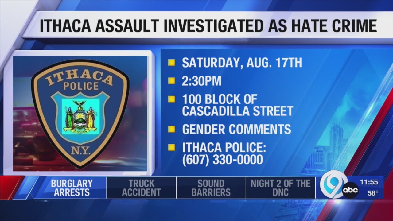Ithaca assault investigated as a hate crime - YouTube