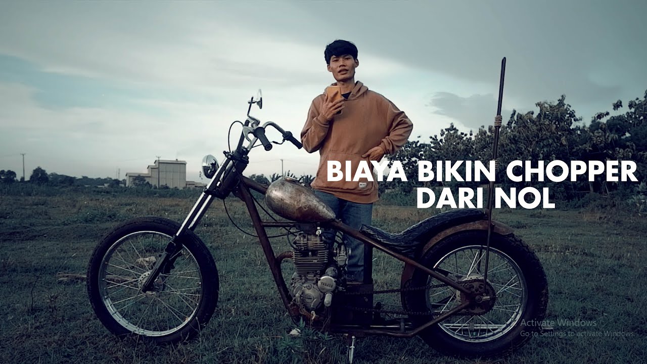 BIAYA HARGA BIKIN MOTOR CUSTOM CHOPPER SCORPIO MURAH DARI NOL - YouTube