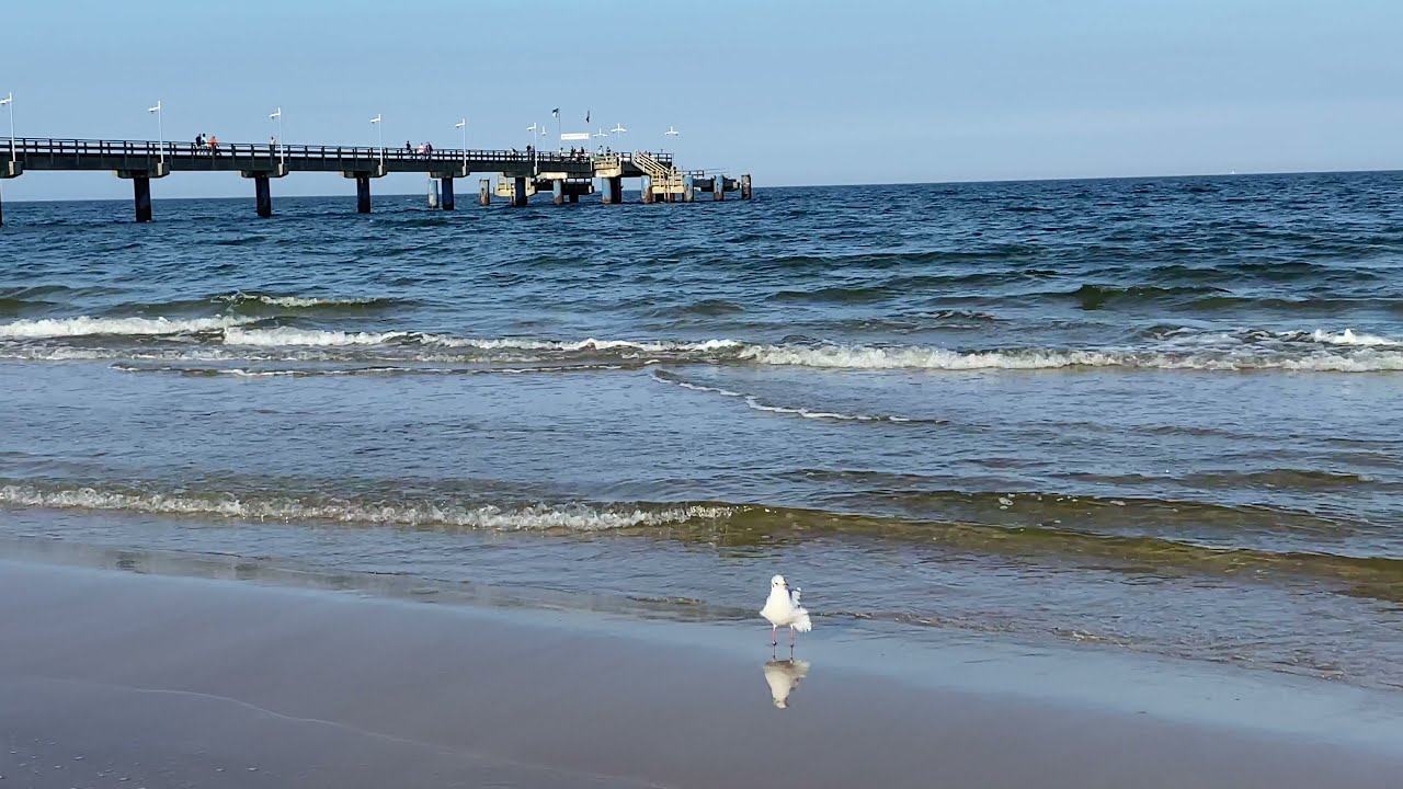 SEEHEILBAD BANSIN Strand & Seebrücke Insel Usedom - YouTube