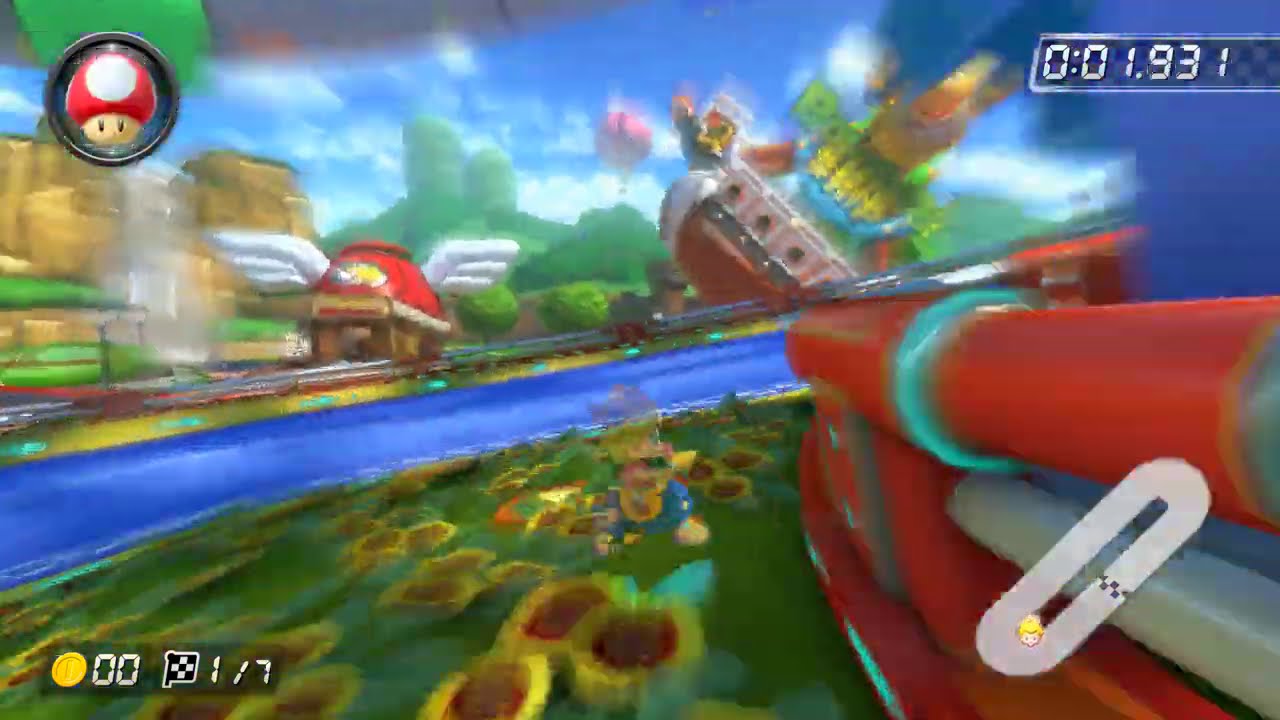 GCN Baby Park [200cc] - 0:45.069 - alpha (Mario Kart 8 Deluxe World ...