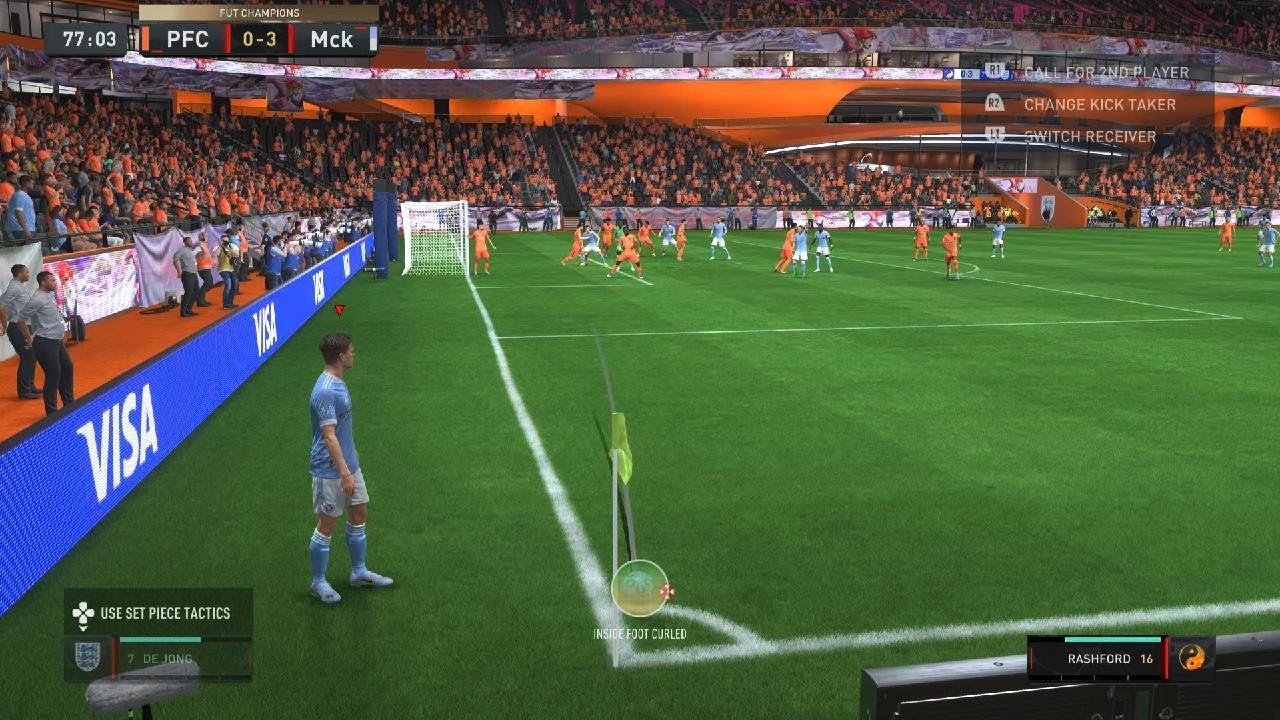 FIFA 23 how to score from corner - YouTube