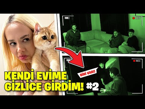 KENDİ EVİME GECE GİZLİCE GİRDİM!! ( KARDEŞLERİMİ KORKUTTUM !? ) @OykuKarta