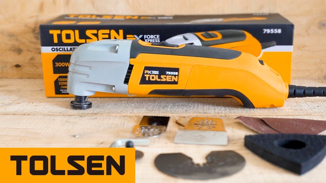 TOLSEN 300W Oscillating Multi-tool - YouTube