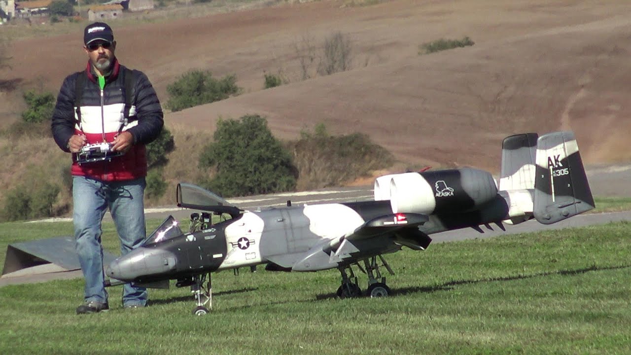 Jet Warthog A-10 RC Scale Twin-Turbine Model Arctic Camoflage by Luca ...
