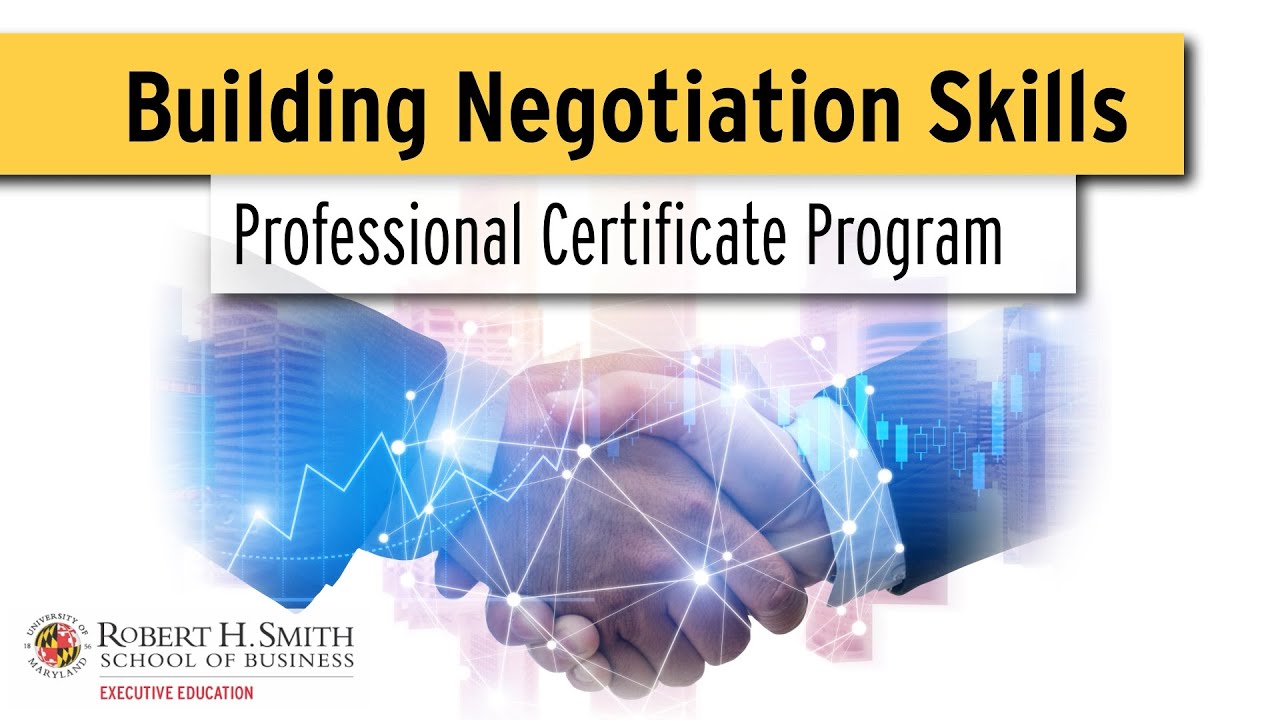Building Negotiations Workshop - YouTube