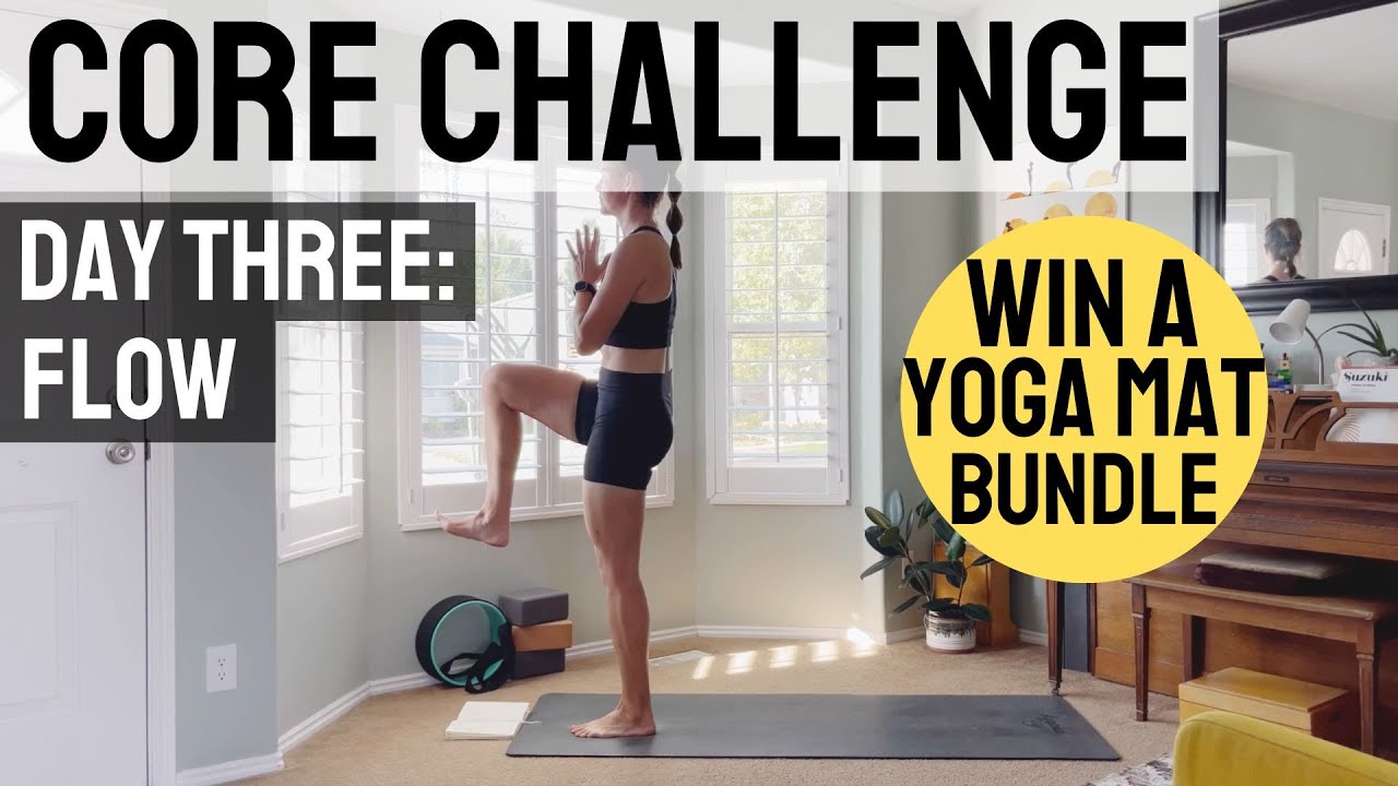YOGA ABS FLOW : Core Challenge Day 3 + GIVEAWAY { 3 Day Core ...