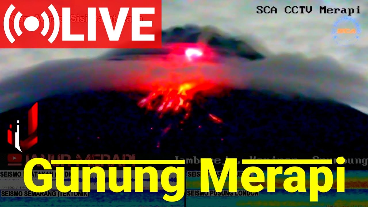 Live Merapi - Indonesia's Mount Merapi - Volcano Eruption - YouTube